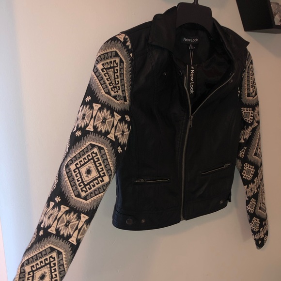 New Look | Jackets & Coats | New Look Black Leather Jacket | Poshmark
